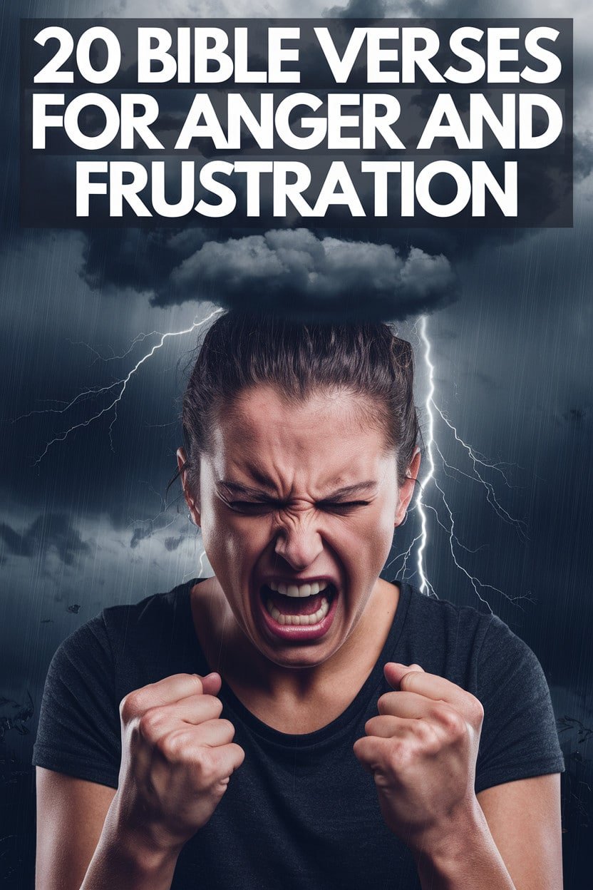 20 Bible Verses to Calm Anger and Frustration