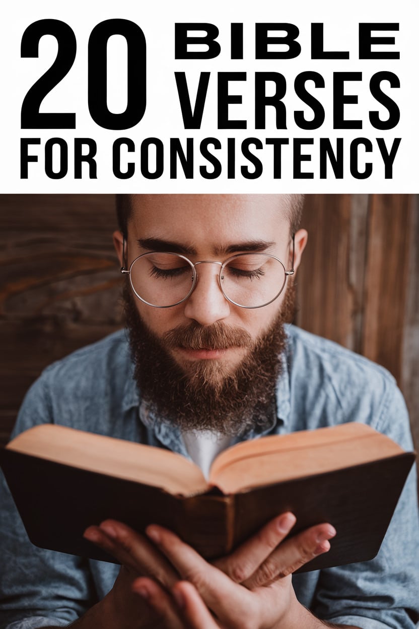20 Bible Verses to Inspire Consistency in Faith