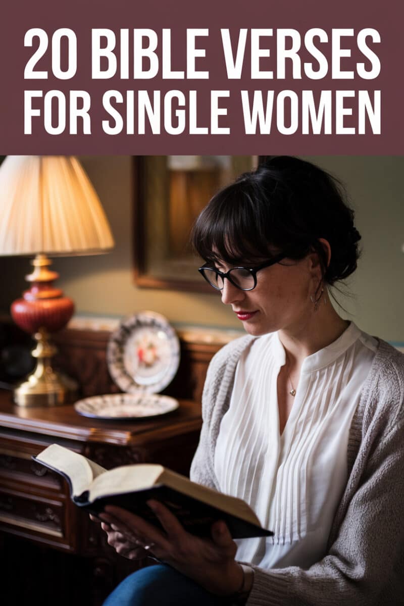 20 Uplifting Bible Verses for Single Women’s Growth