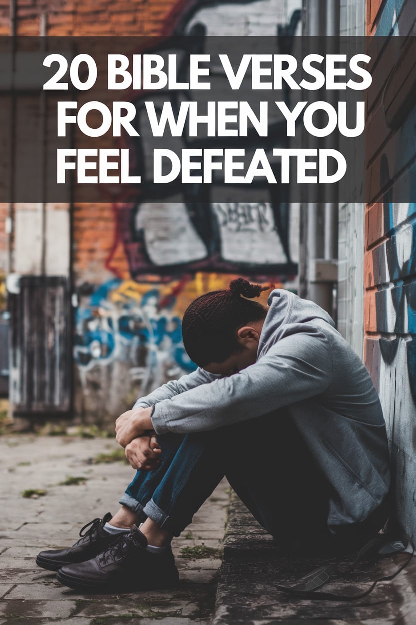 20 Uplifting Bible Verses for When You Feel Defeated