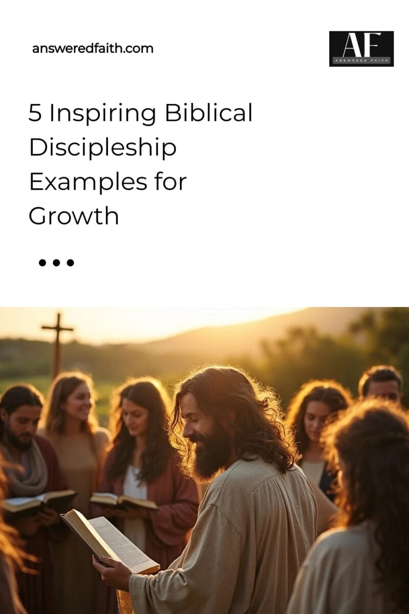 5 Inspiring Biblical Discipleship Examples for Growth
