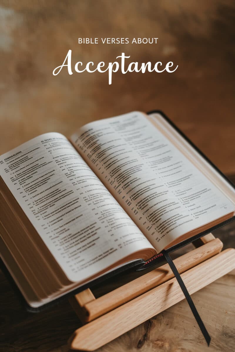 Embrace God's Love: 20 Bible Verses on Acceptance