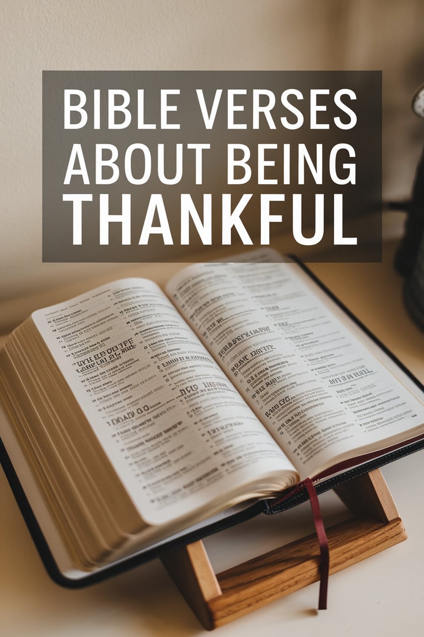 20 Bible Verses to Inspire Daily Thankfulness