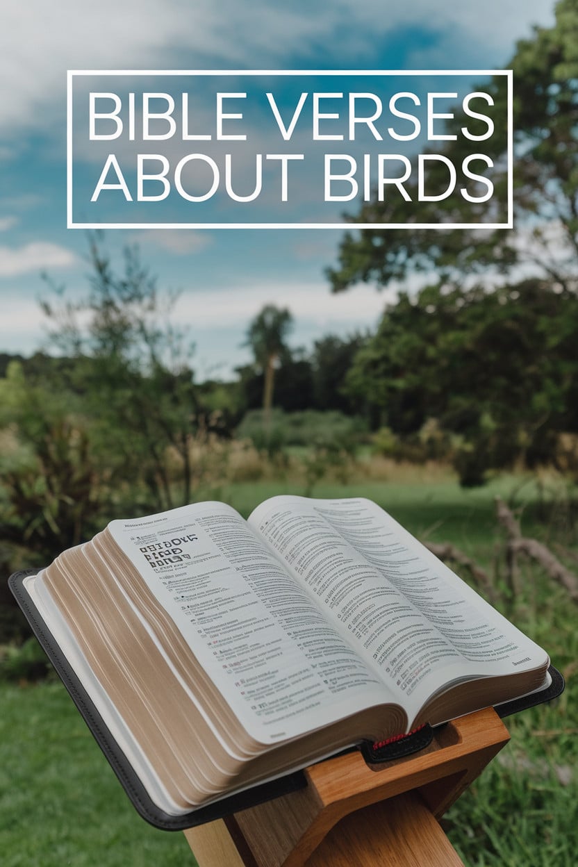 Discover 20 Bible Verses Celebrating God's Love for Birds