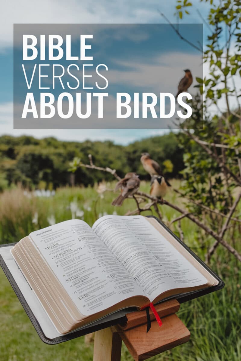 Discover 20 Bible Verses Celebrating God's Love for Birds