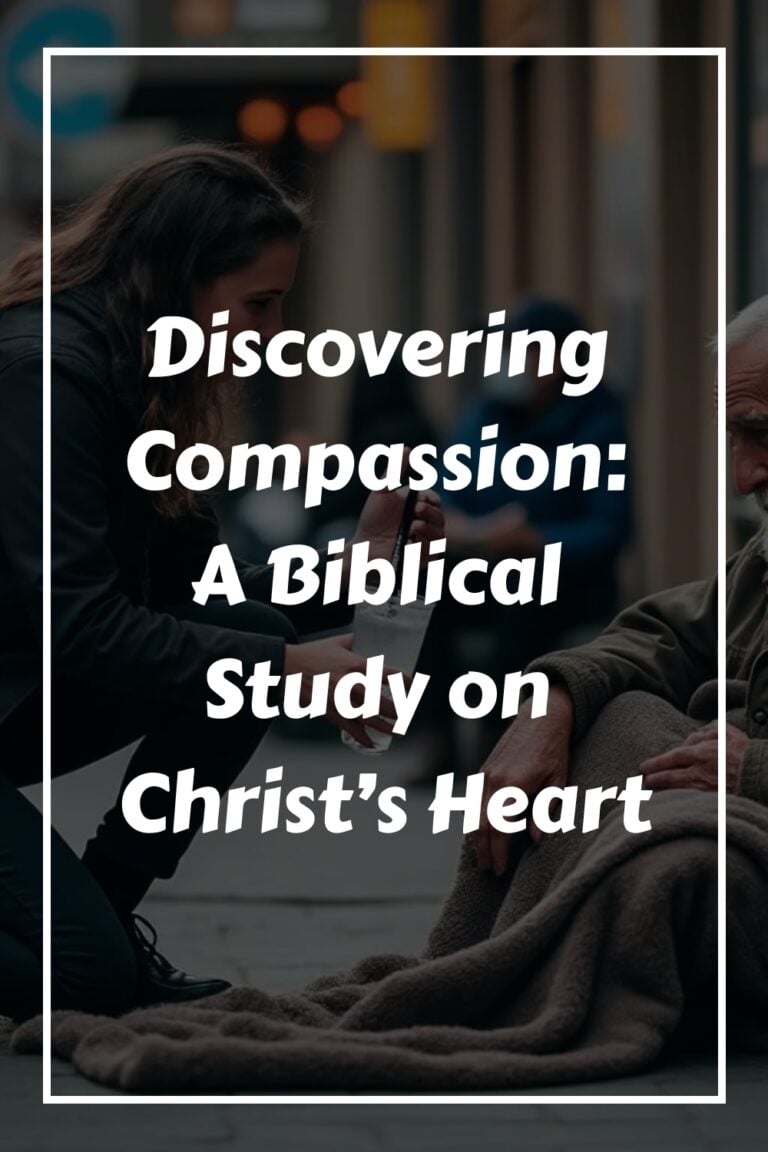 Discovering Compassion: A Biblical Study on Christ's Heart