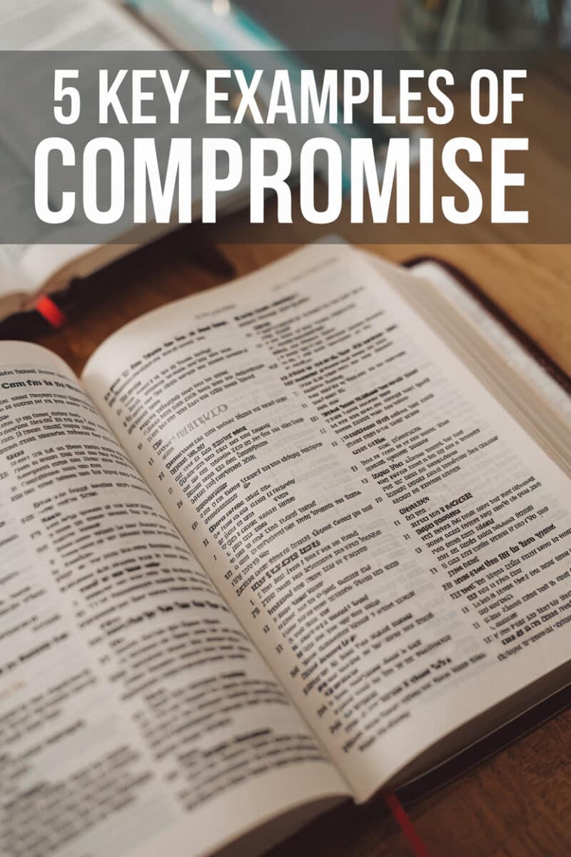 Biblical Compromise: 5 Examples & Their Consequences