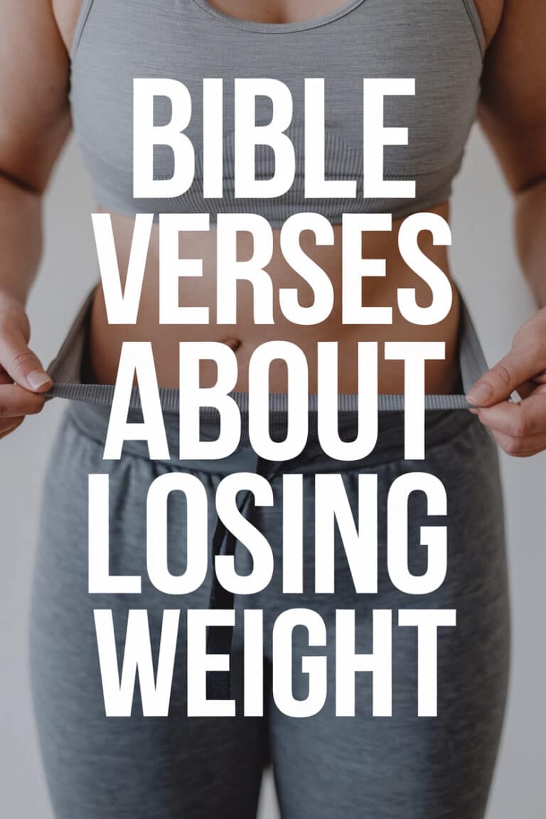 20 Inspiring Bible Verses for Weight Loss and Discipline