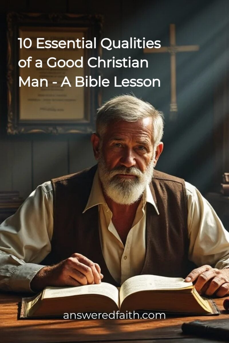 10 Essential Qualities of a Good Christian Man - A Bible Lesson