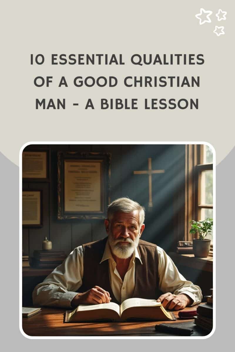 10 Essential Qualities of a Good Christian Man - A Bible Lesson