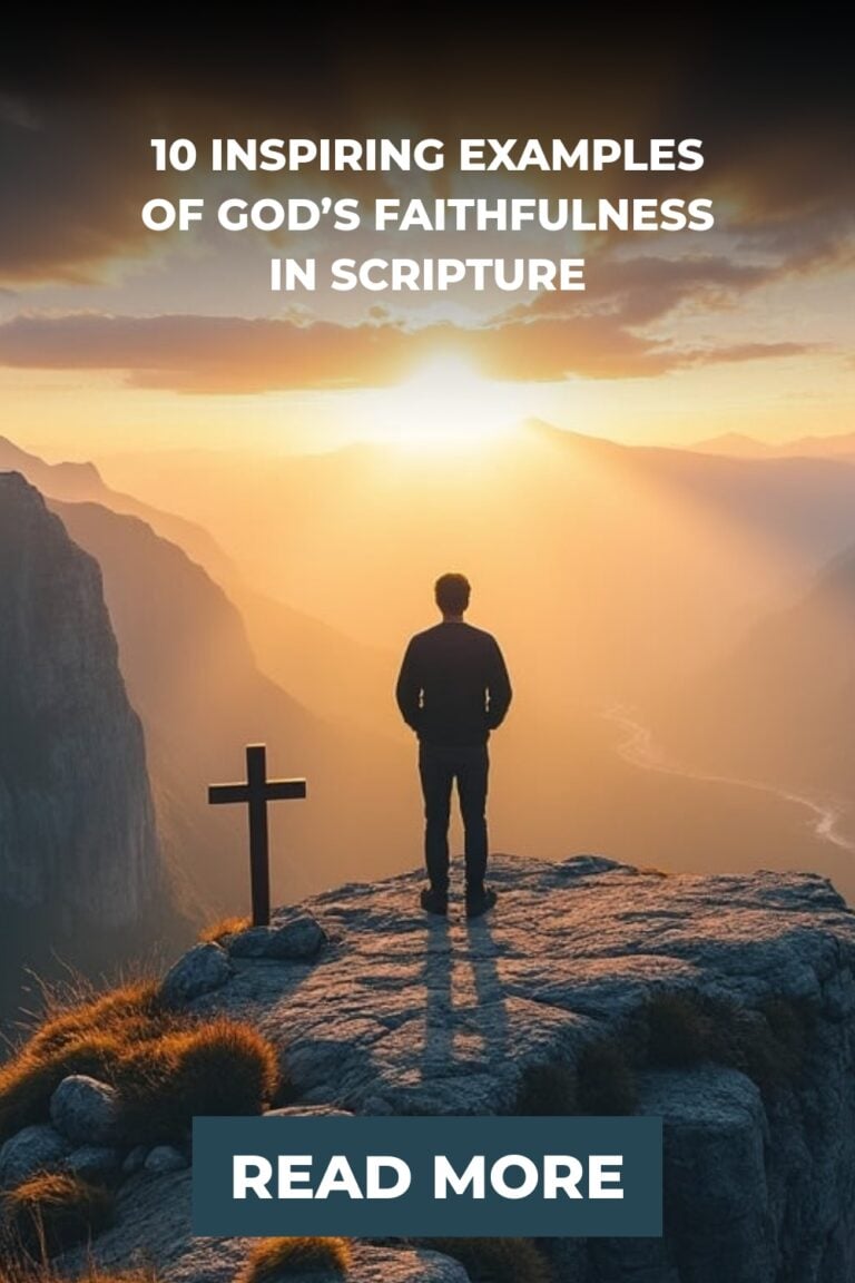 10 Inspiring Examples of God's Faithfulness in Scripture