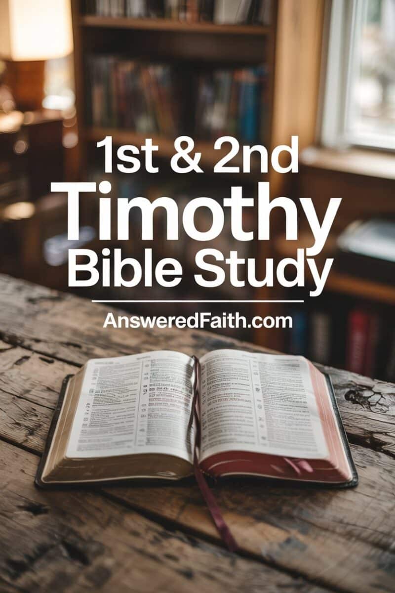 1st & 2nd Timothy Bible Study