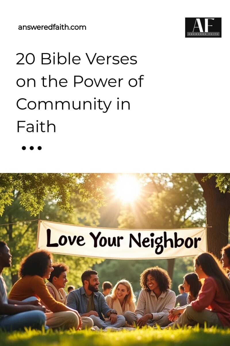 20 Bible Verses on the Power of Community in Faith