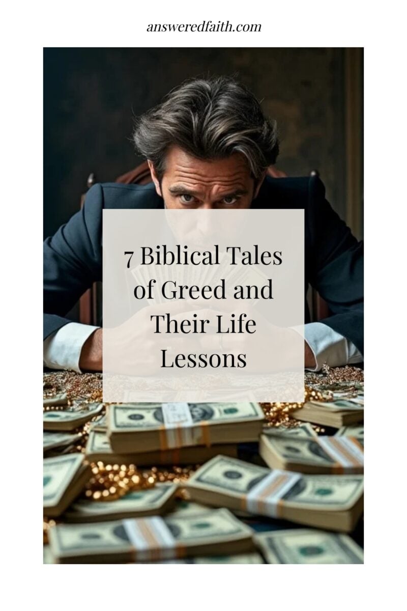 7 Biblical Tales of Greed and Their Life Lessons