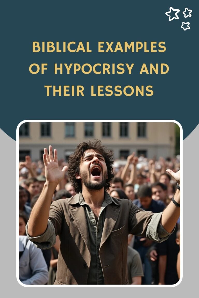 Biblical Examples of Hypocrisy and Their Lessons