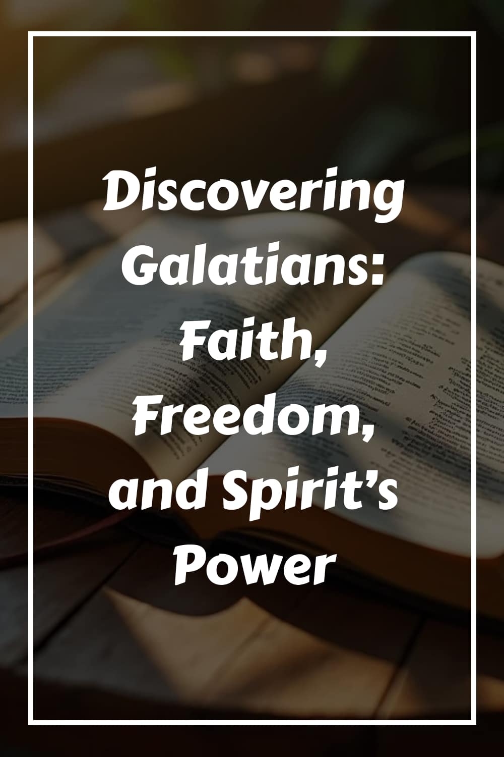 Discovering Galatians: Faith, Freedom, and Spirit's Power