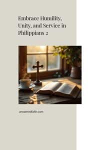 Embrace Humility, Unity, and Service in Philippians 2