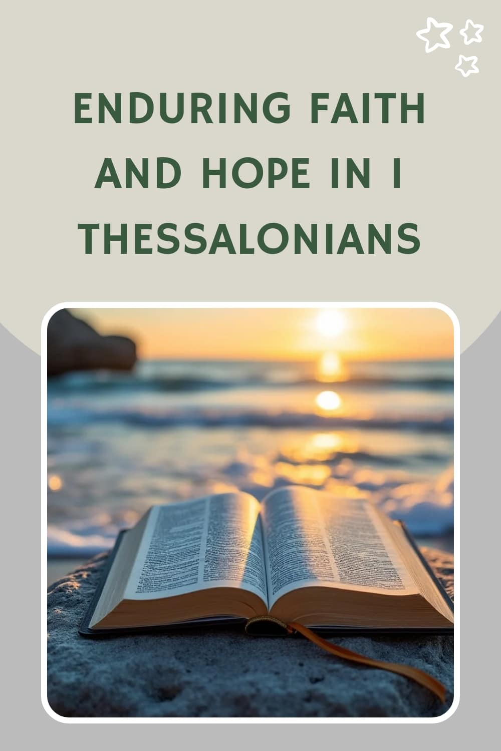 Enduring Faith and Hope in 1 Thessalonians