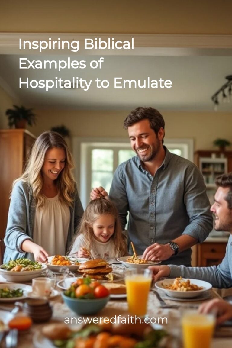 Inspiring Biblical Examples of Hospitality to Emulate