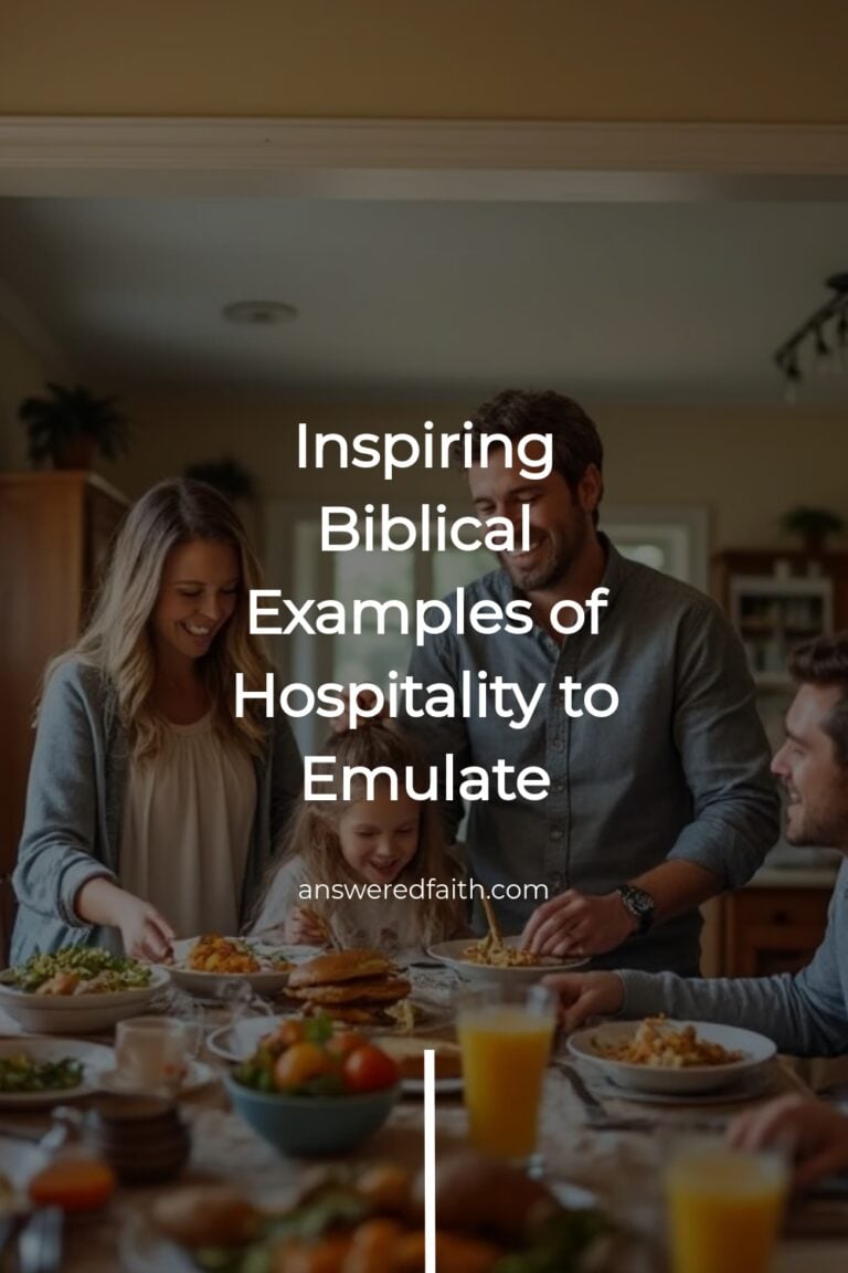 Inspiring Biblical Examples of Hospitality to Emulate