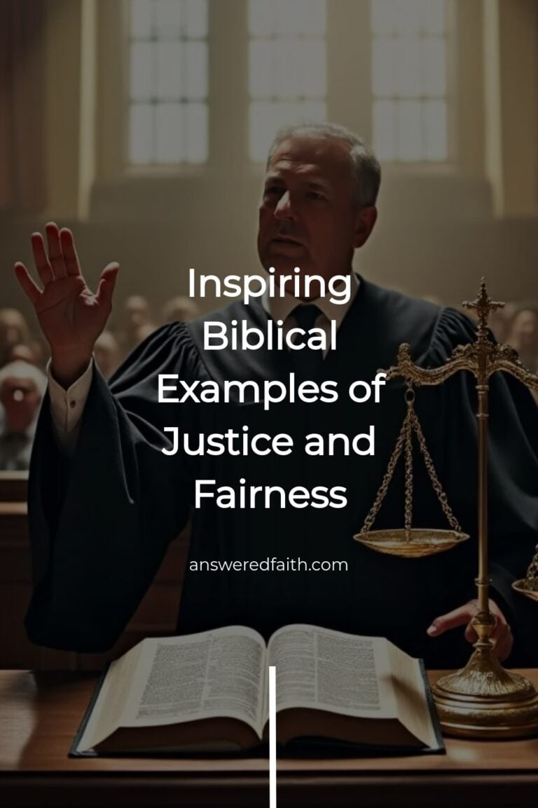 Inspiring Biblical Examples of Justice and Fairness