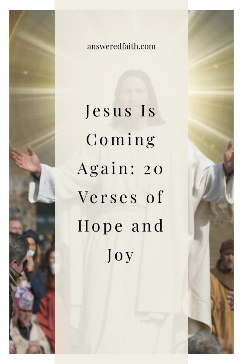 Jesus Is Coming Again: 20 Verses of Hope and Joy