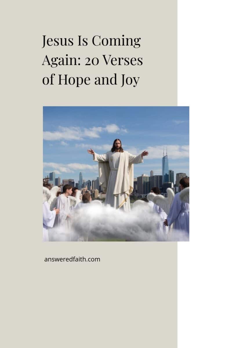 Jesus Is Coming Again: 20 Verses of Hope and Joy