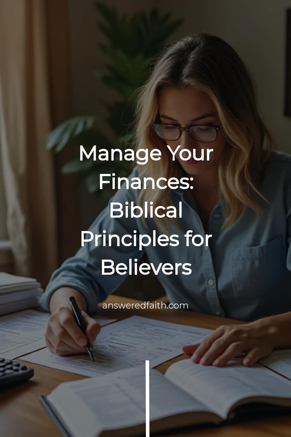Manage Your Finances: Biblical Principles for Believers