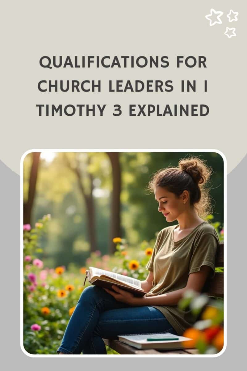Qualifications for Church Leaders in 1 Timothy 3 Explained