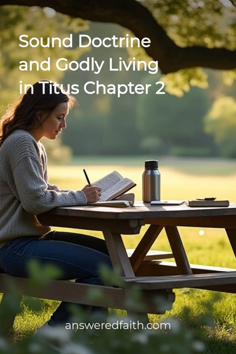 Sound Doctrine and Godly Living in Titus Chapter 2