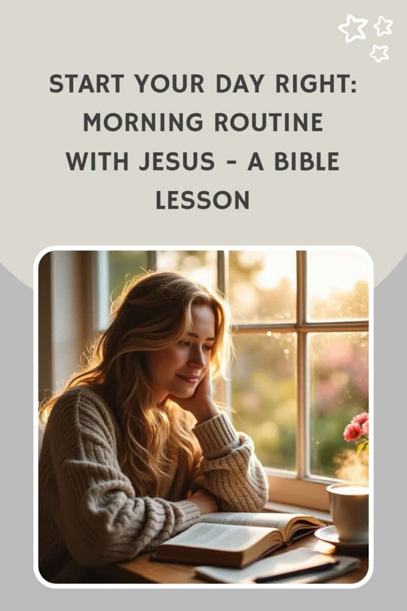 Start Your Day Right: Morning Routine with Jesus - A Bible Lesson