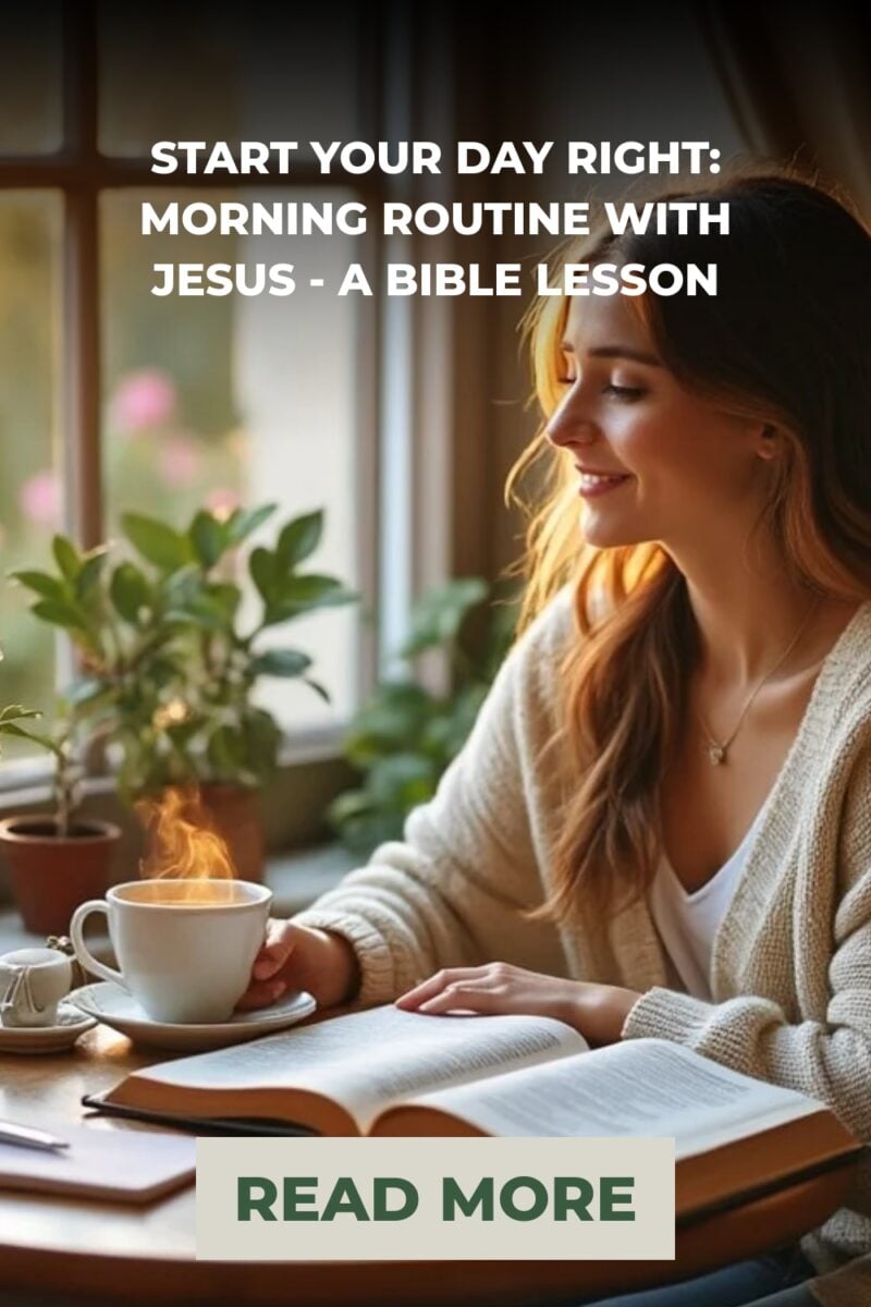 Start Your Day Right: Morning Routine with Jesus - A Bible Lesson