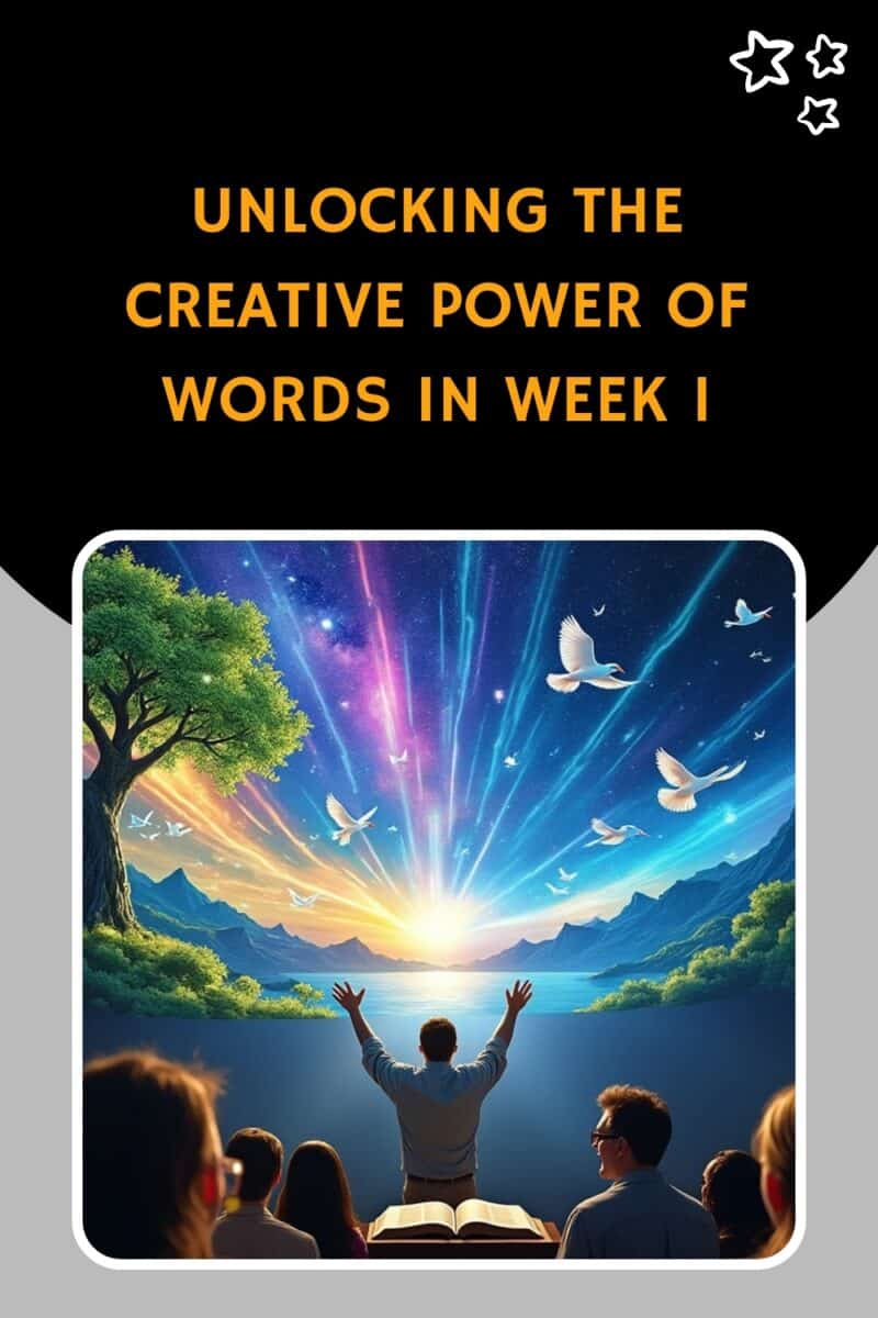 Unlocking the Creative Power of Words in Week 1