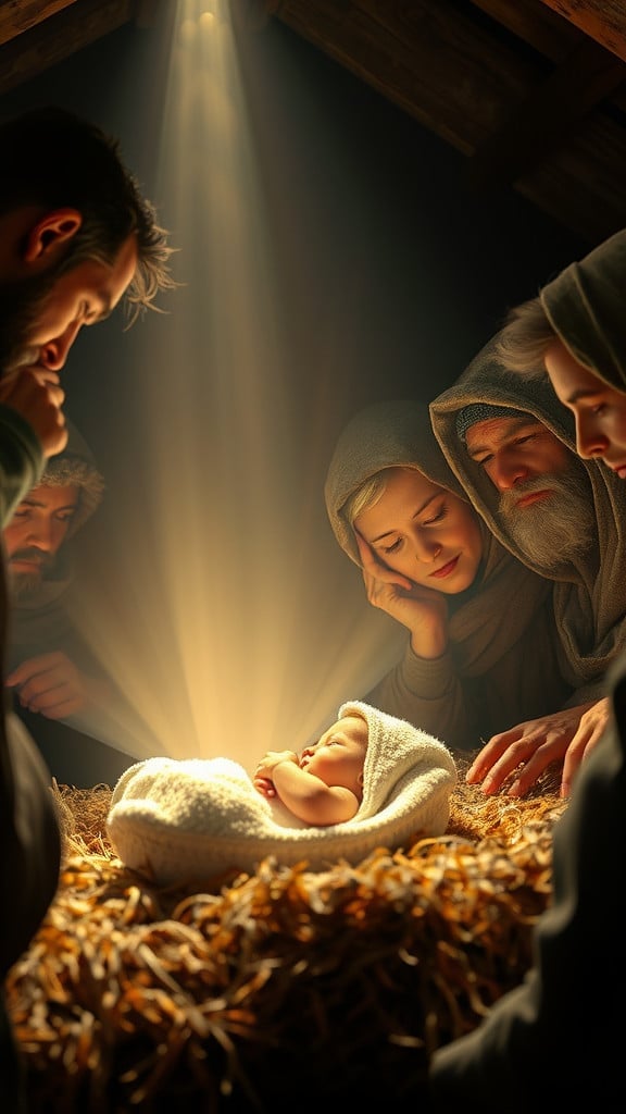 15+ Heartwarming Images of Baby Jesus in a Manger