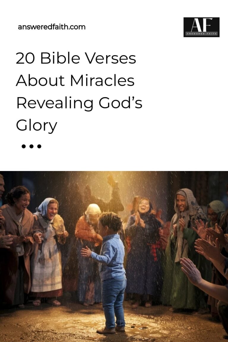 20 Bible Verses About Miracles Revealing God's Glory