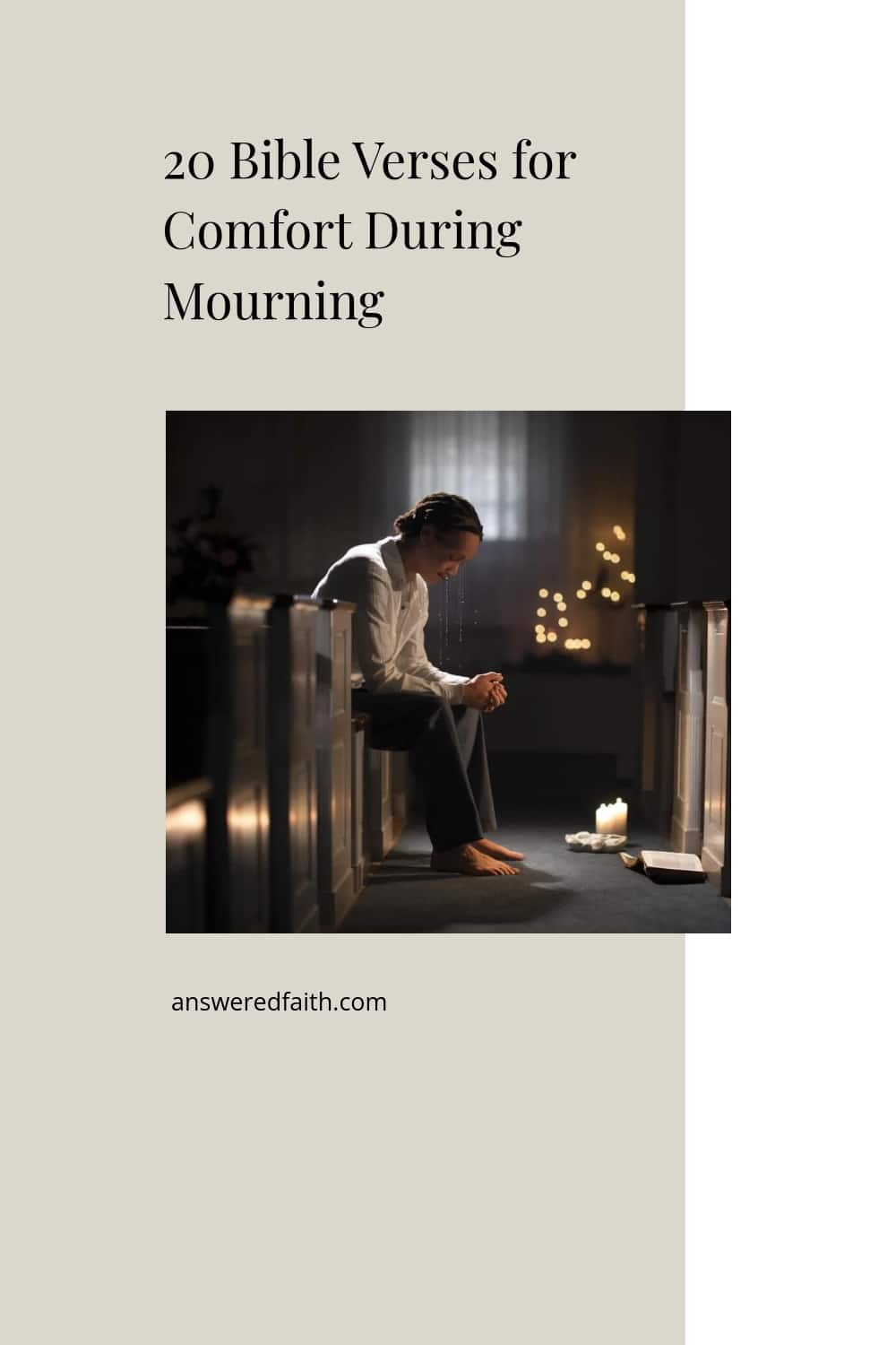 20 Bible Verses for Comfort During Mourning
