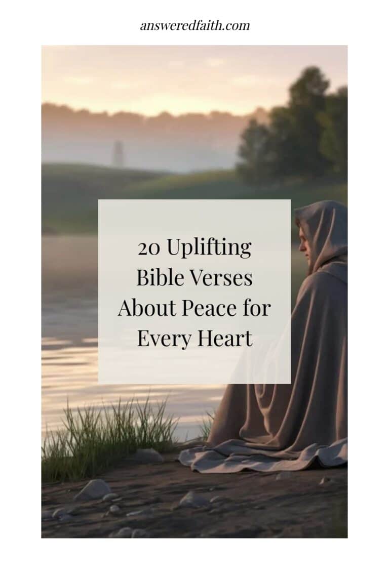 20 Uplifting Bible Verses About Peace for Every Heart