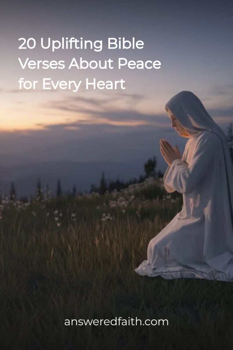 20 Uplifting Bible Verses About Peace for Every Heart