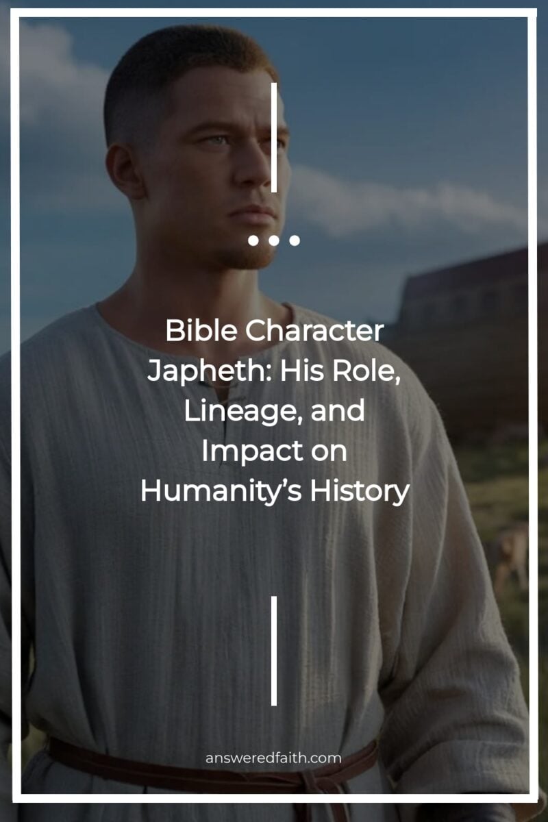 Bible Character Japheth: His Role, Lineage, and Impact on Humanity's ...