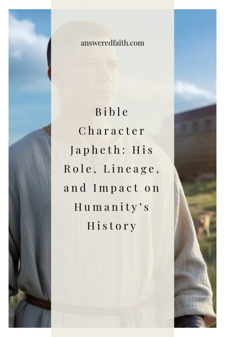 Bible Character Japheth: His Role, Lineage, and Impact on Humanity's ...