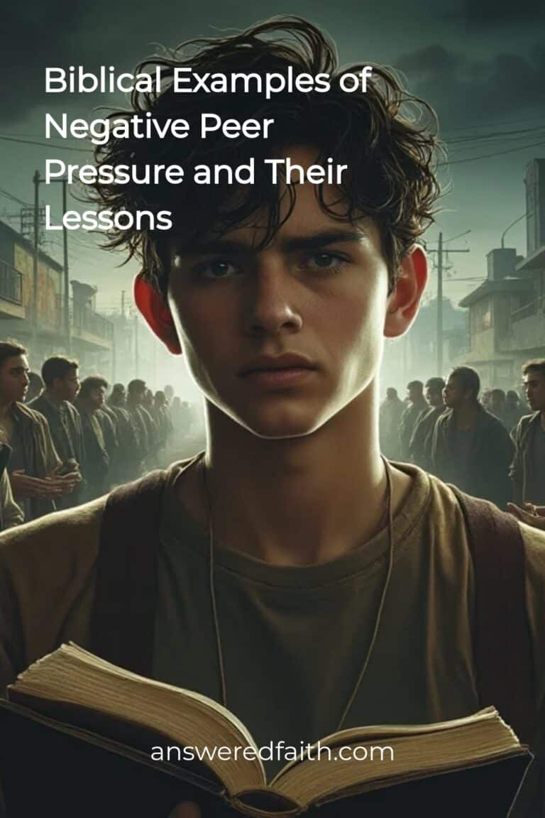 Biblical Examples of Negative Peer Pressure and Their Lessons