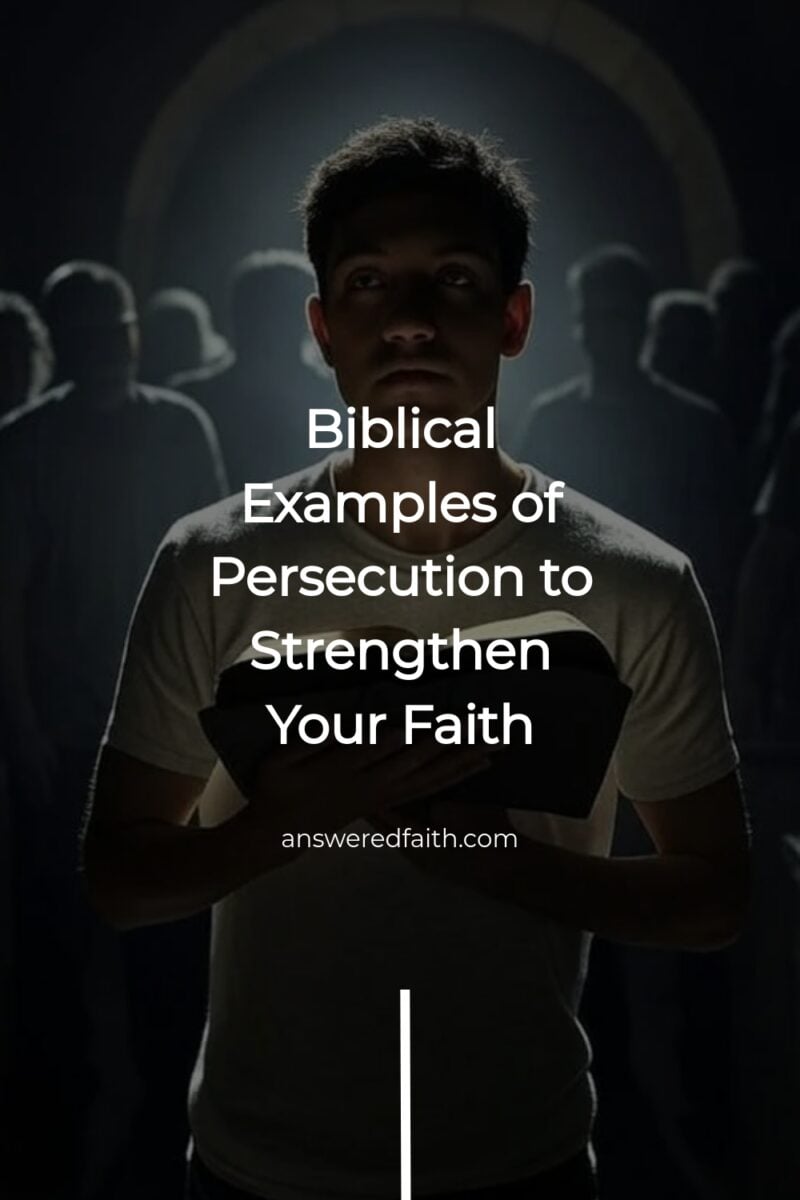 Biblical Examples of Persecution to Strengthen Your Faith