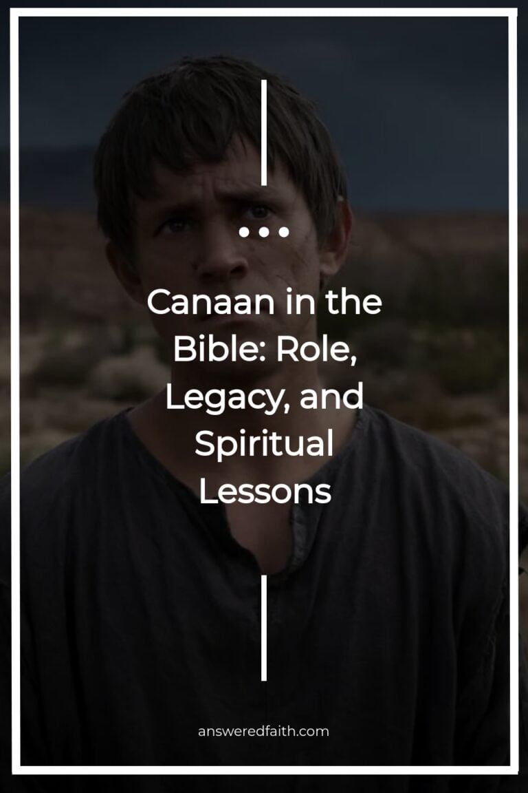 Canaan in the Bible: Role, Legacy, and Spiritual Lessons