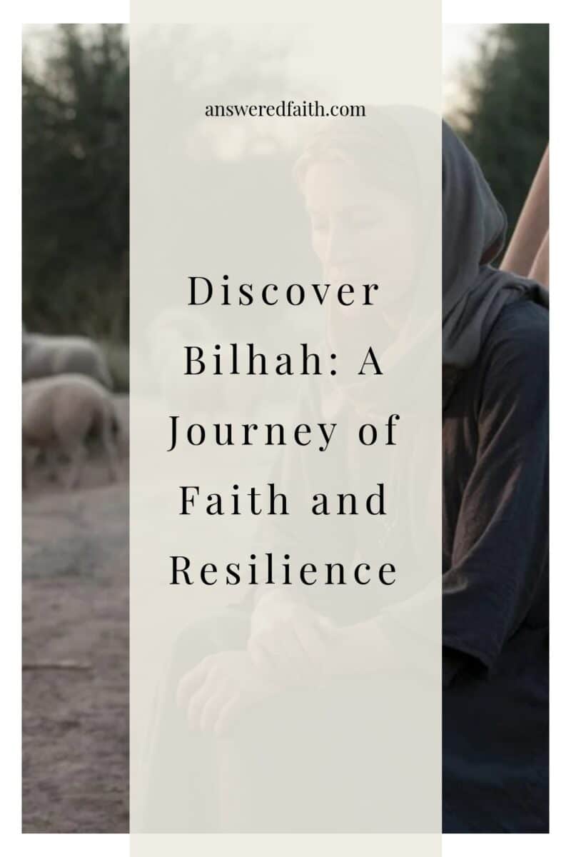 Discover Bilhah: A Journey of Faith and Resilience