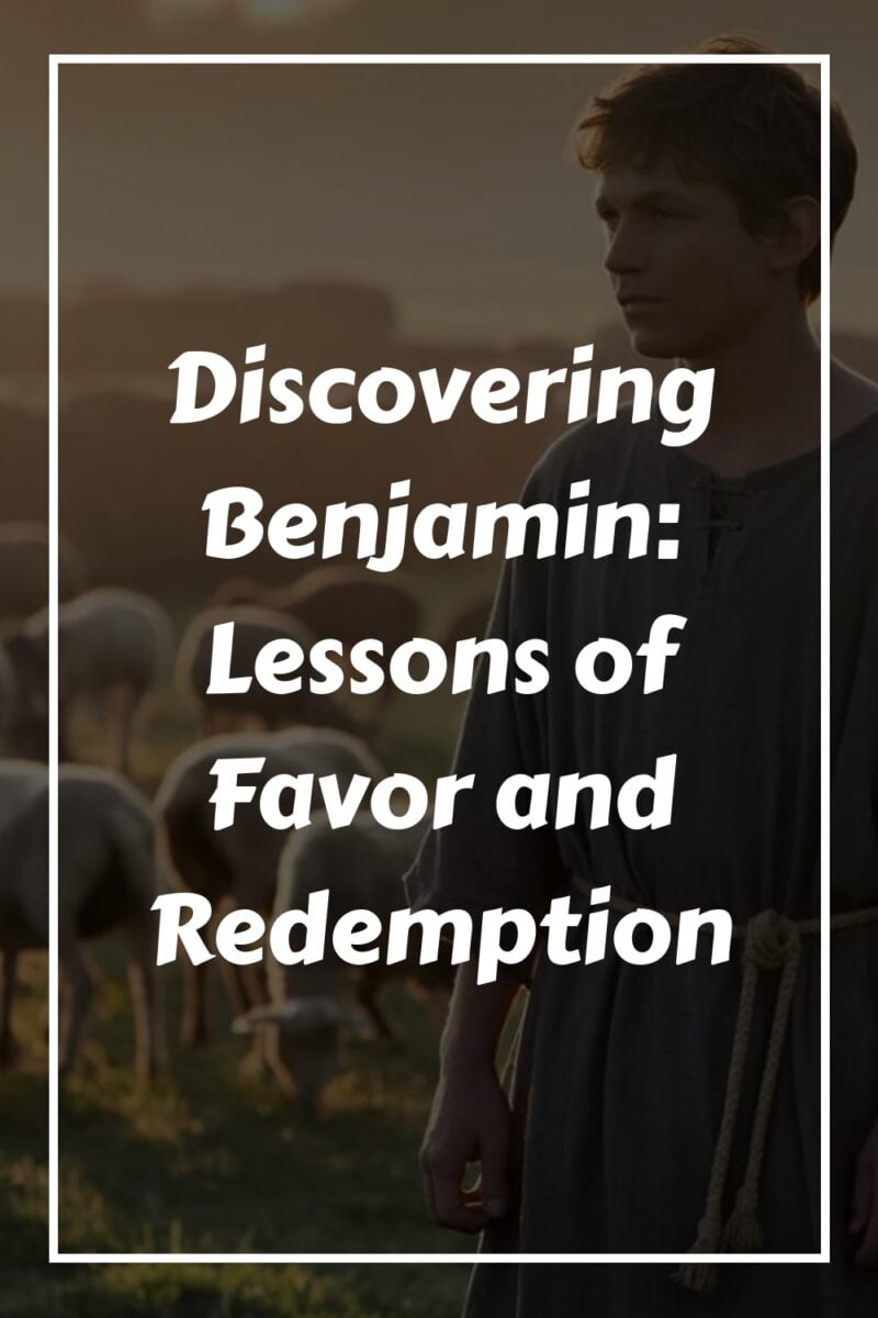 Discovering Benjamin: Lessons of Favor and Redemption