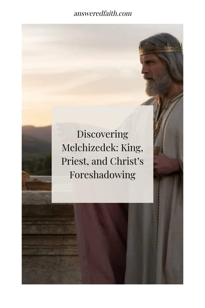Discovering Melchizedek: King, Priest, and Christ's Foreshadowing