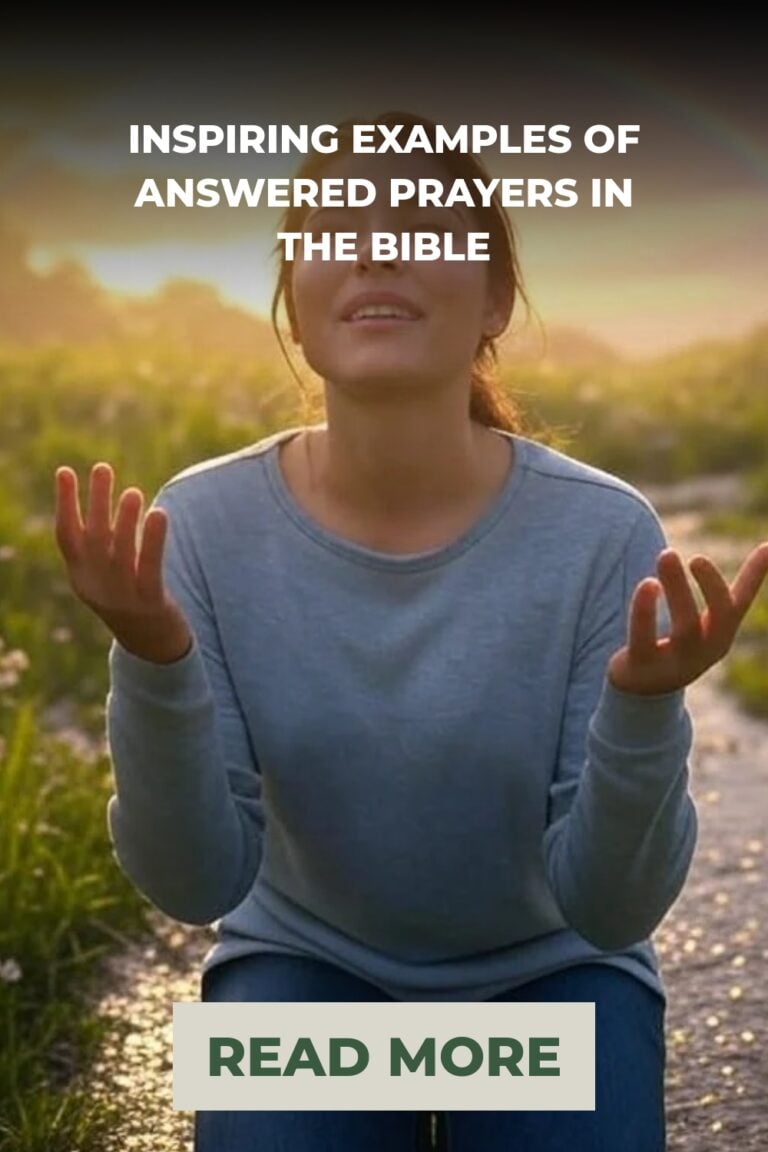 Inspiring Examples of Answered Prayers in the Bible
