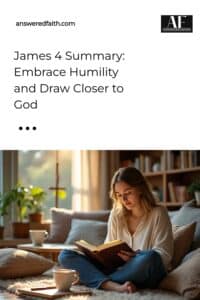 James 4 Summary: Embrace Humility and Draw Closer to God