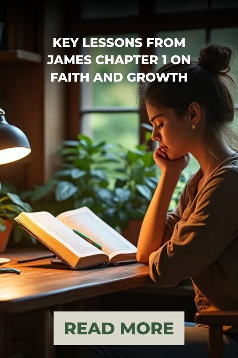 Key Lessons from James Chapter 1 on Faith and Growth