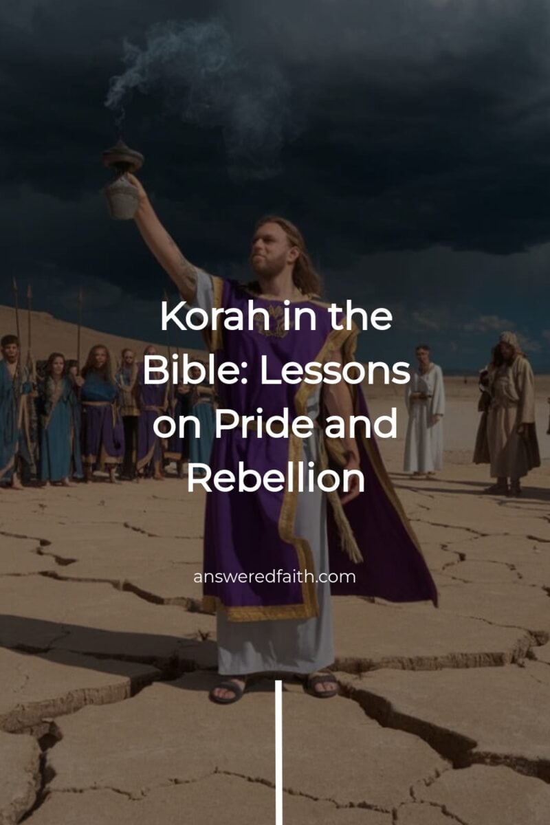 Korah in the Bible: Lessons on Pride and Rebellion